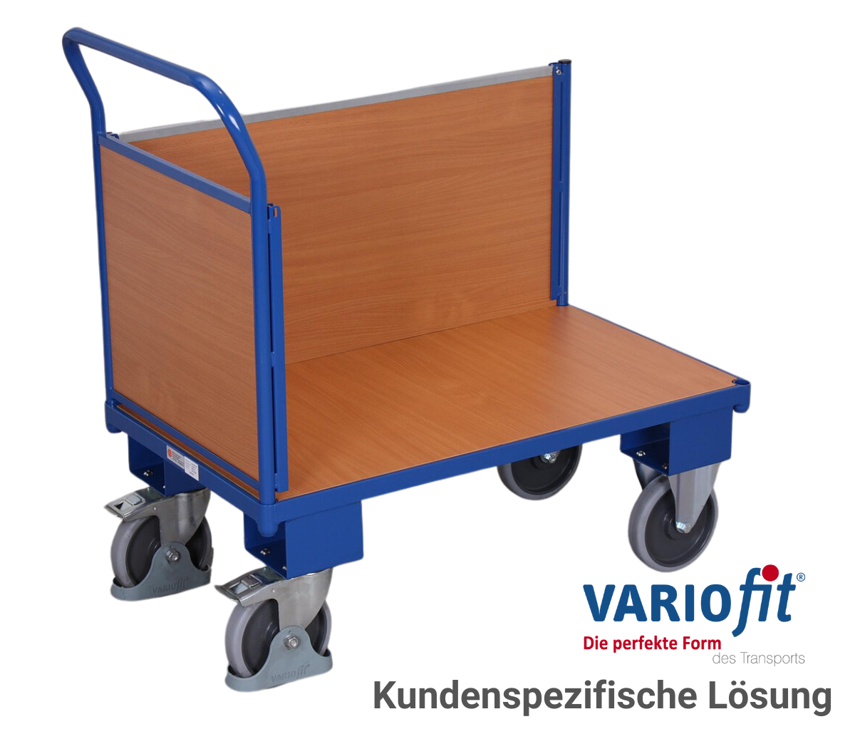 Push bar trolley | 880 x 500 | RAL 7016 | sw-500.100/AG