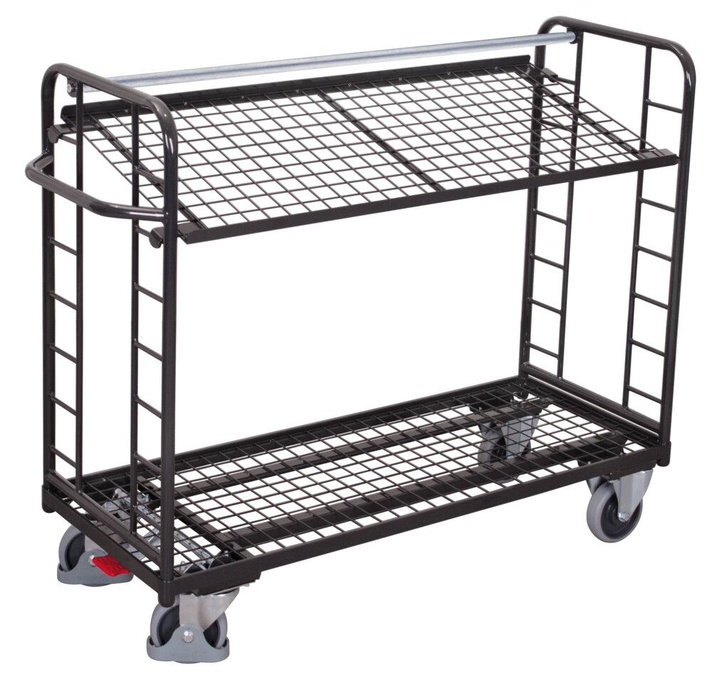 Shelf-/parcel trolley